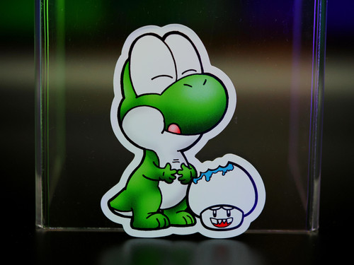 Yum Yum Yoshi 3" Vinyl Magnet | DINOSPORES