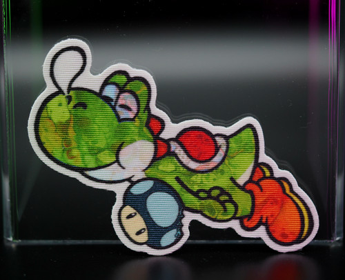 TBC Yoshi 3" Fabric Sticker | DINOSPORES