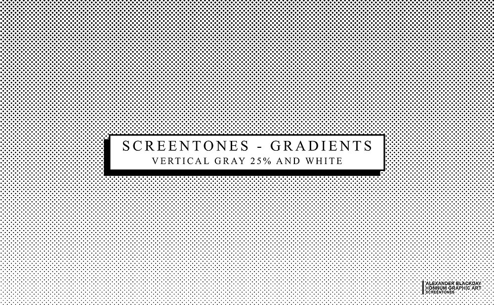 Manga Screentones / Gradients No. 3 / Vertical - Download