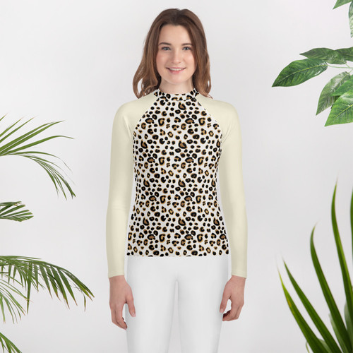 Leopard Youth Rash Guard | E-vangeline