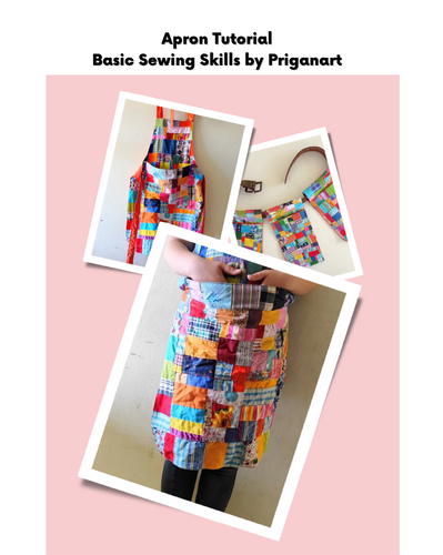 Apron Tutorial, Basic Sewing Skills Tutorial, PDF Tutorial, Instant ...