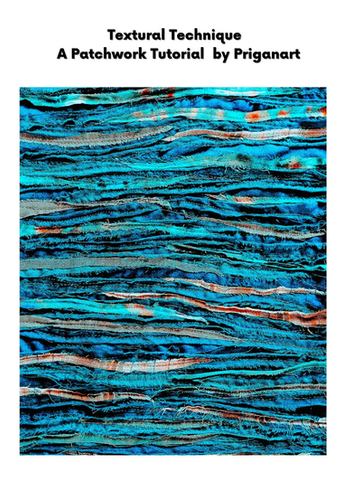 Textural Technique, Landscape Patchwork Tutorial, PDF Tutorial, Instant ...