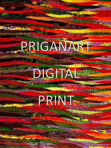 Printable Art, Digital Download Print, of Wave Landscape Hot Peppers ...