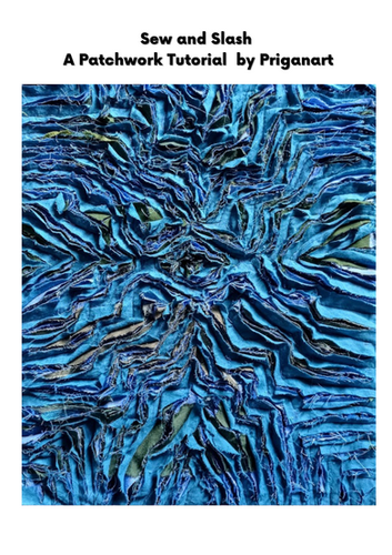 Sew and Slash, Patchwork Tutorial, PDF Tutorial, Instant Download | priganart