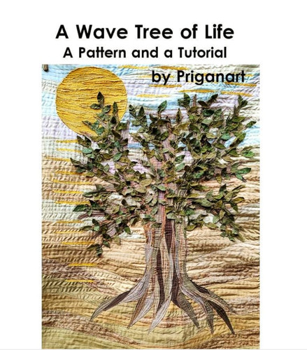 Wave Tree of Life PDF Patchwork Pattern andTechnique | priganart