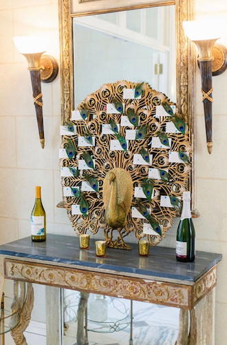 Our Vintage Peacock Seating Chart | Mysite 2