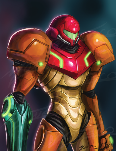 Samus Aran | Moneco Arts