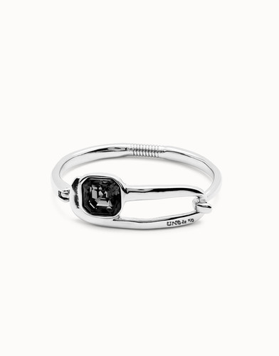 Uno De 50 Bangle Bracelet With Black Crystal | RWL Shadyside