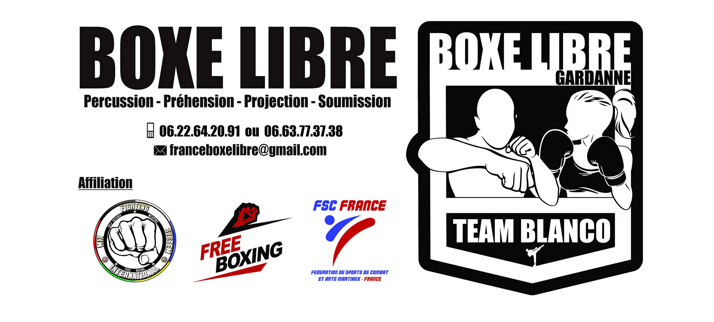 Boxe Libre | Team Blanco