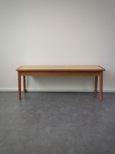 Bobian Rattan Dining Bench_Cherry 1.2m | Furniture Outlet.SG