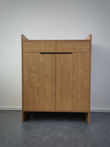 Muji-Style Wood Shoe Cabinet | Furniture Outlet.SG