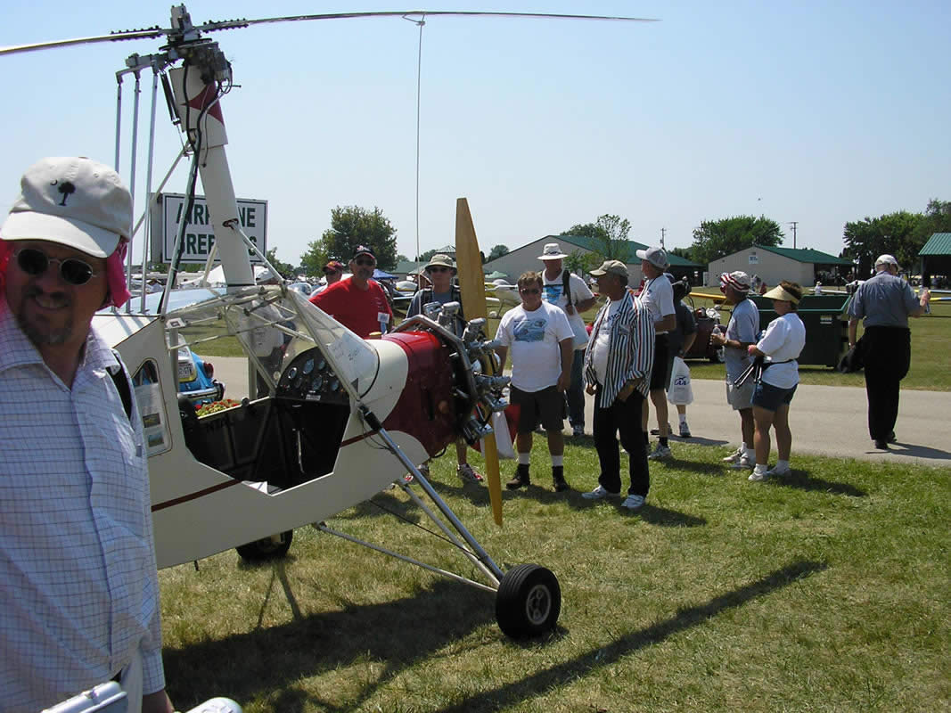 Auto-Gyro With Radial Engines