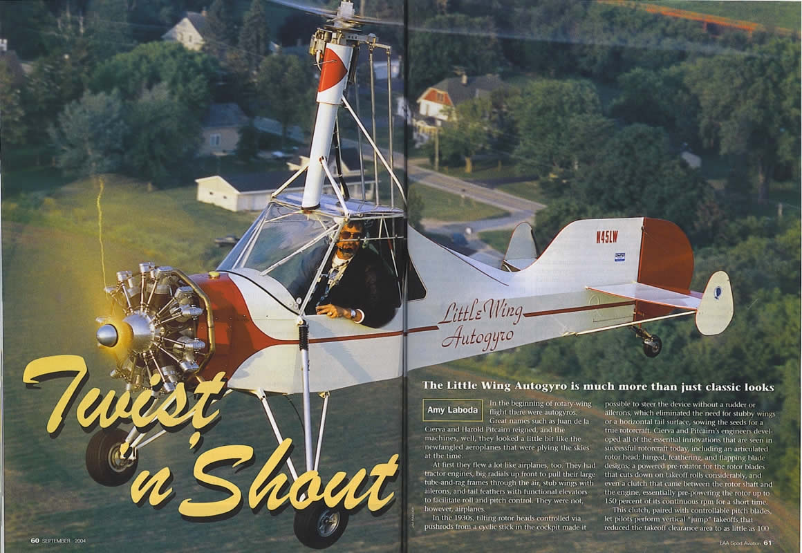 Auto-Gyro With Radial Engines