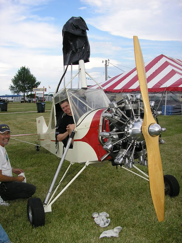 Auto-Gyro With Radial Engines