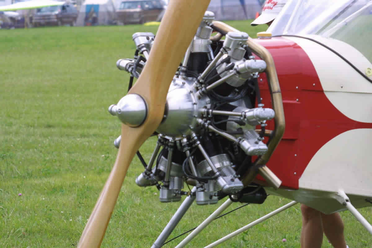 Auto-Gyro With Radial Engines