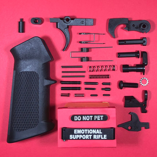 Emotional Support Rifle Engraved 5.56 or .308 Lower Parts Kit ...