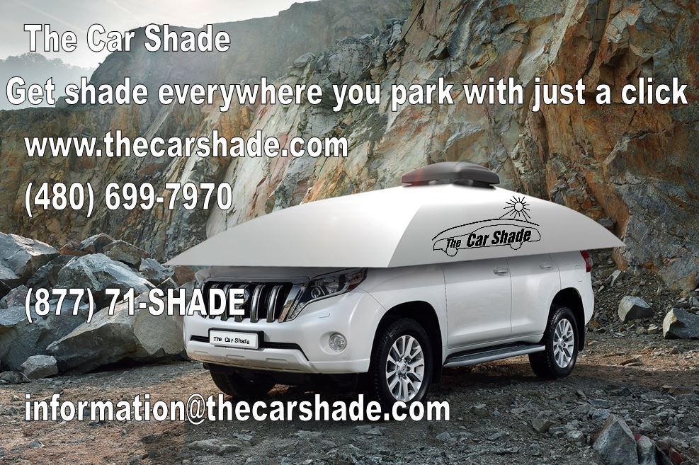 The car shade car cover. Get shade with just a click.
