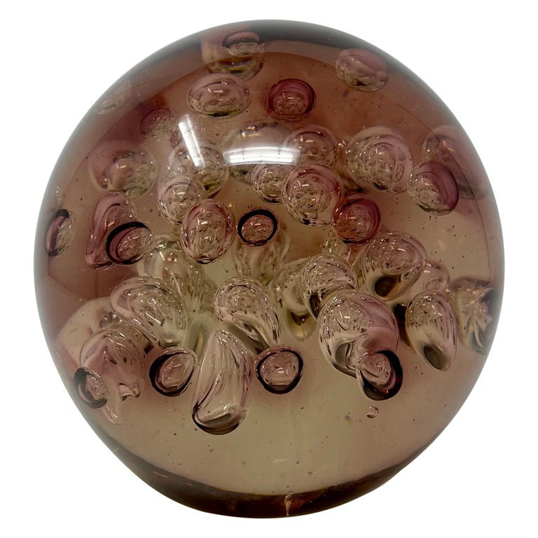 large-english-lavender-glass-paperweight