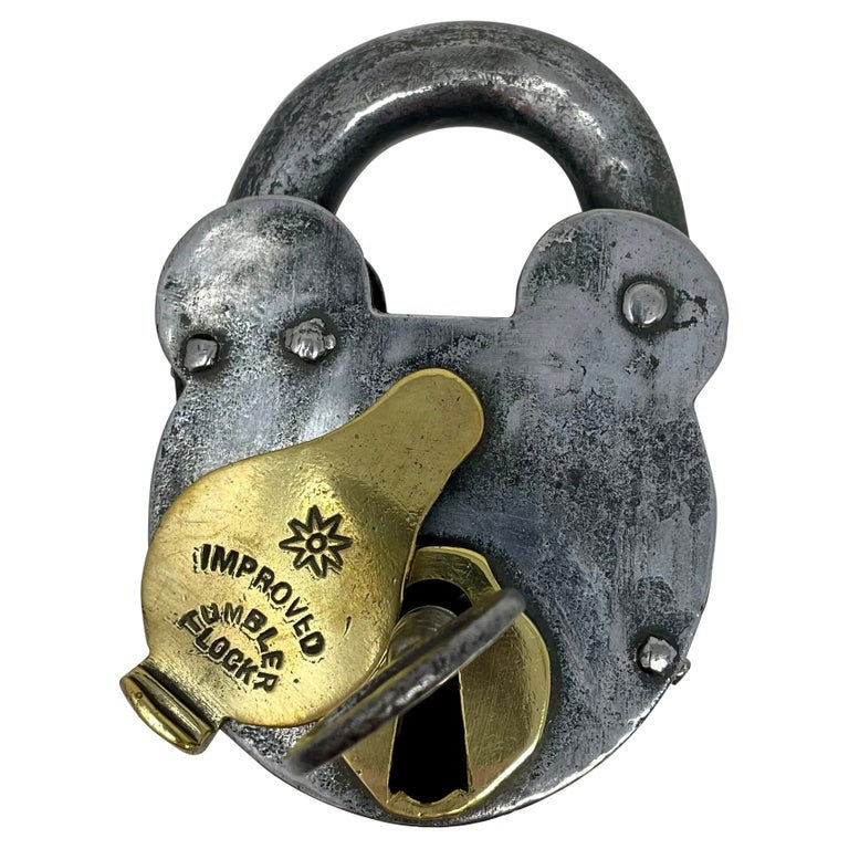 antique-english-victorian-steel-and-brass-padlock-with-key-circa-1890-s