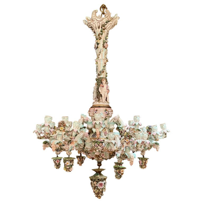 antique-19th-century-german-dresden-porcelain-chandelier