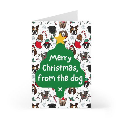 'Merry Christmas From The Dog' card | Hey Bert