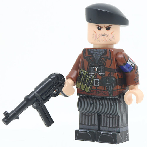 French Resistance Member Minifigure | United Bricks | LEGO Minifigure