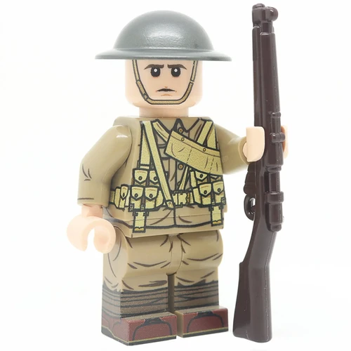 WW1 British Soldier (Mid-Late War) Minifigure | United Bricks | LEGO ...