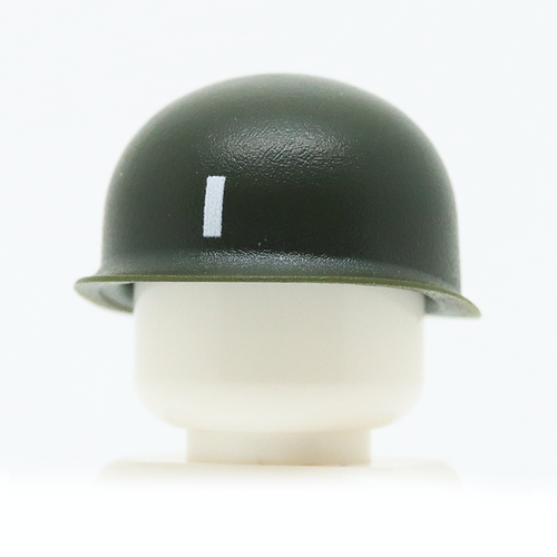 WW2 US Army 1st Lieutenant Helmet | United Bricks | LEGO Minifigure