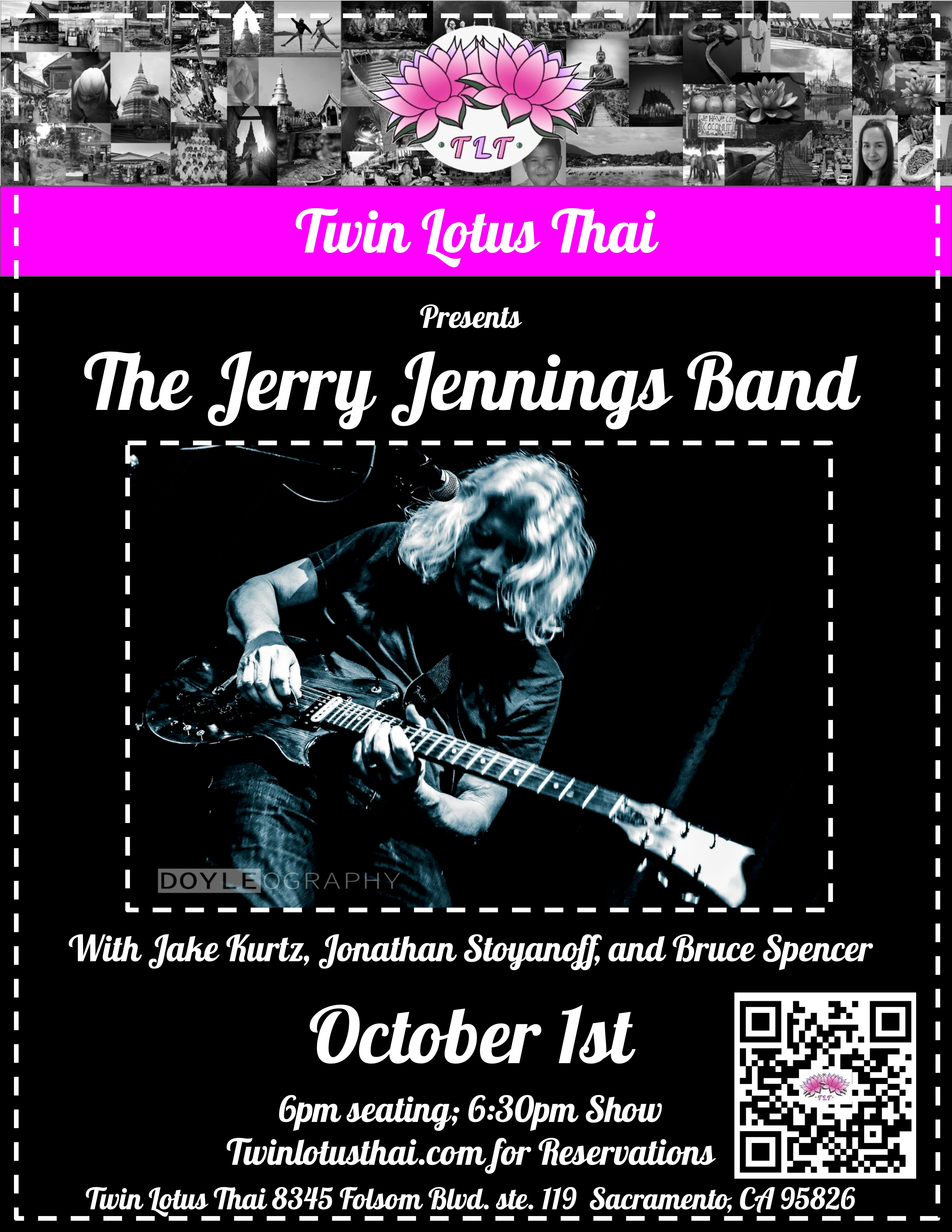 The Jerry Jennings Band! (WAITLIST) | Twin Lotus Thai