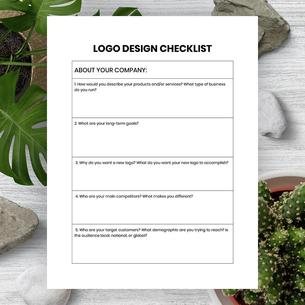 Logo Design Checklist Brand Checklist My Style For Making Any Design