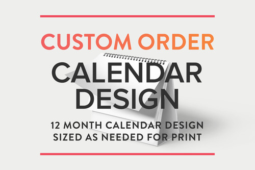 Custom Order CALENDAR Design | Running With Foxes