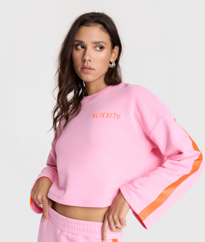 Alix The Label Wide Sleeve Cropped Sweater | SIS Hasselt