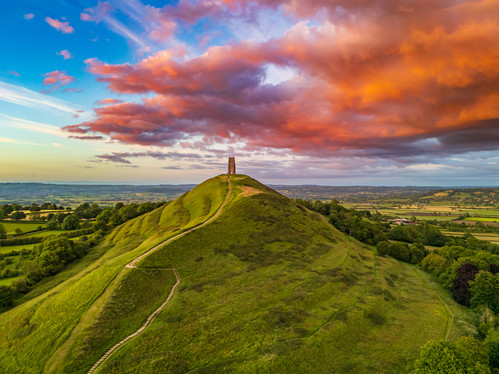 Limited Edition Print of The Red Dragon | Visions of Somerset