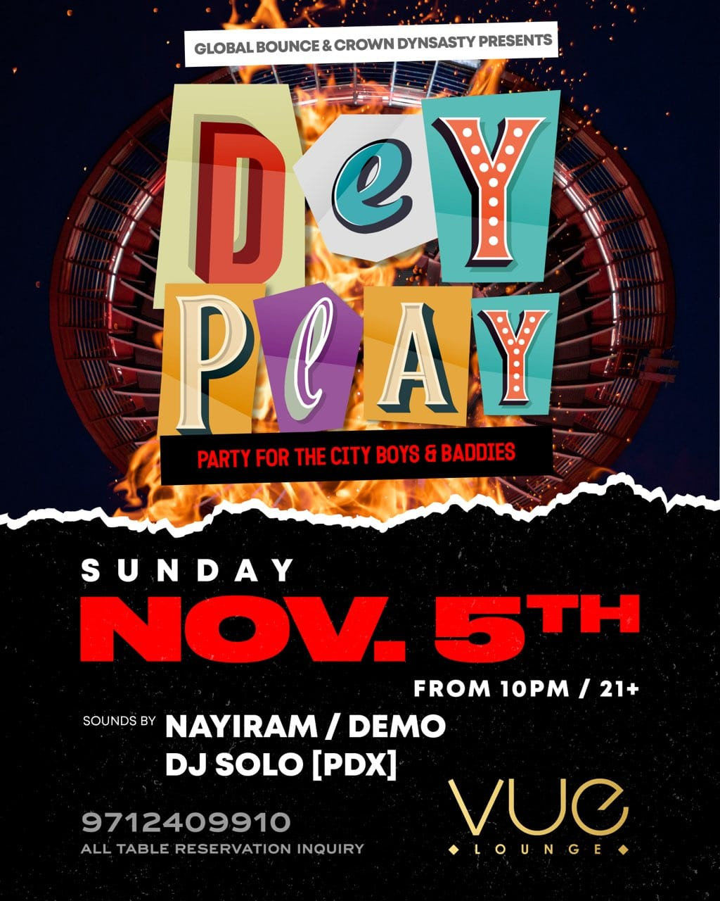 DEY PLAY | Vue Lounge