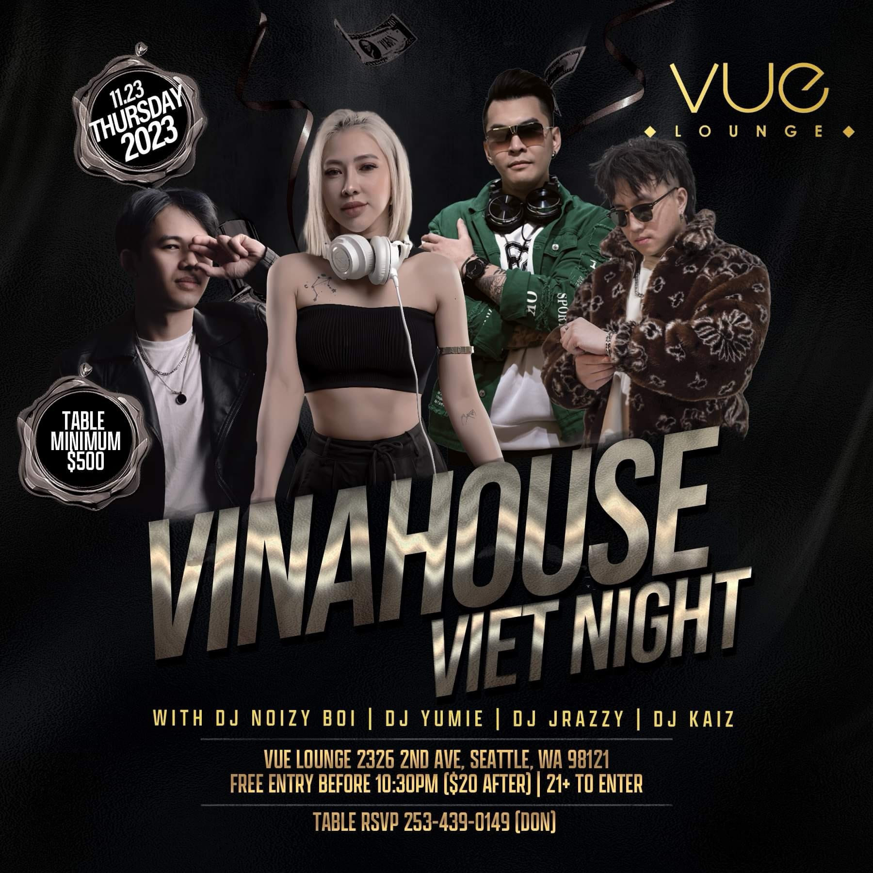 VINA HOUSE VIET NIGHT | Vue Lounge