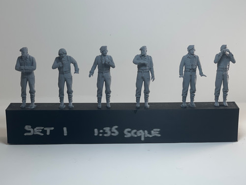 1/35 British Figures Set 1 | 3D Gizmo Store