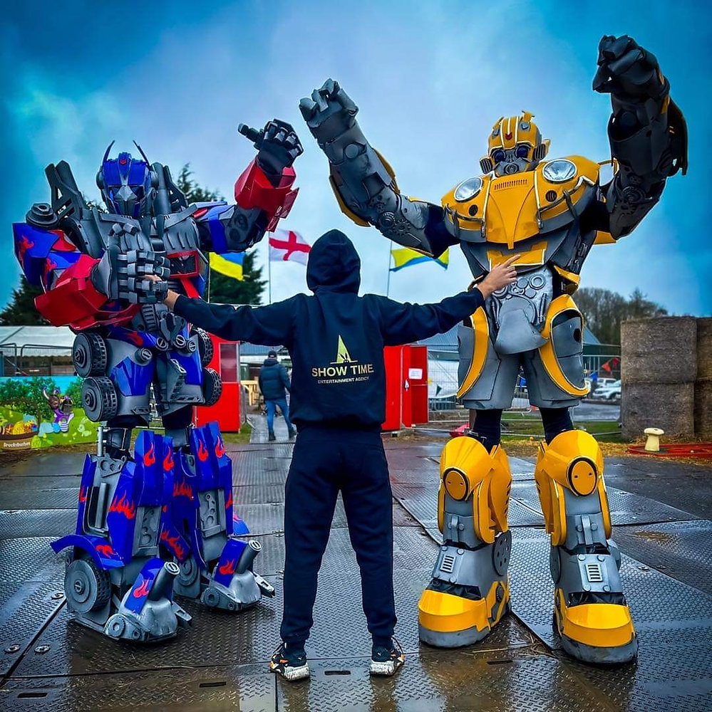 Another action-packed day for our Transformers, spreading joy and ...