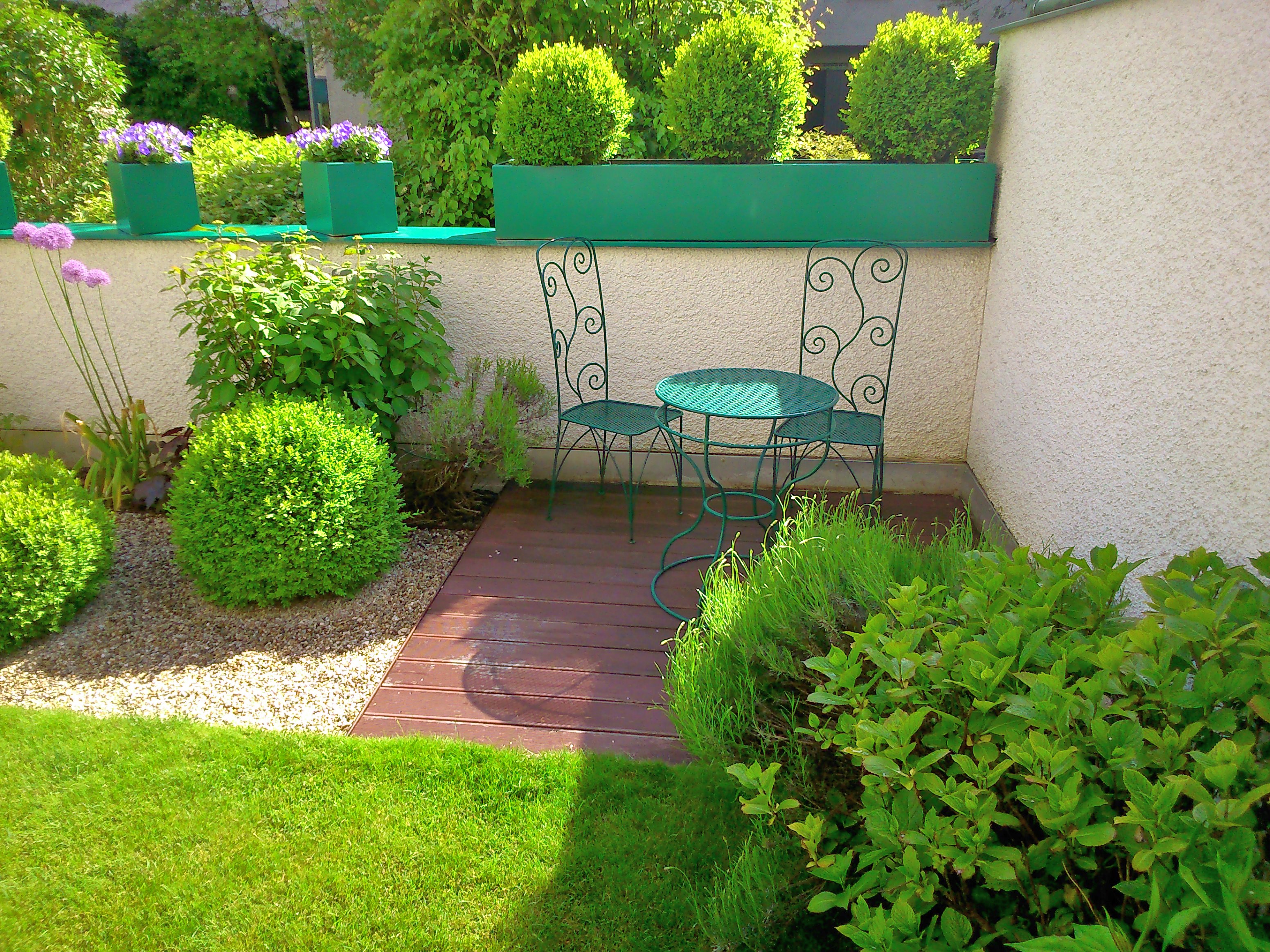 Terrassengarten Größe 50m2 | klugimgarten