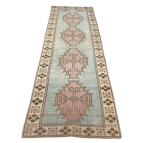 Vintage Turkish Nigde Kars 3'2 x 10' | Ledger & Looms