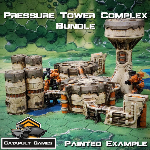HEXTECH Industrial Fluidworks Pressure Tower Complex - 6mm Scale ...