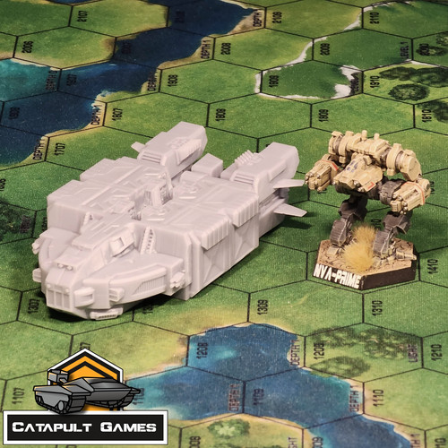 HEXTECH *Map Scale* Borealis Dropship - 6mm Scale Terrain for Tabletop ...