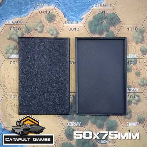 50x75mm Rectangular Bases for tabletop wargames | Catapult Games