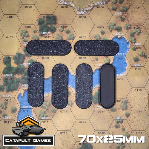 70x25mm Oval Bases for tabletop wargames | Catapult Games