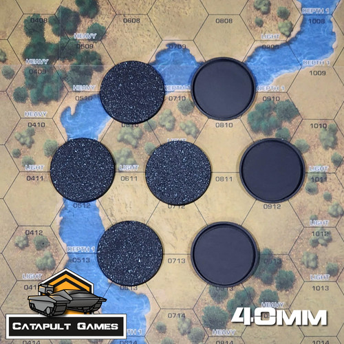 40mm Round Bases for tabletop wargames | Catapult Games