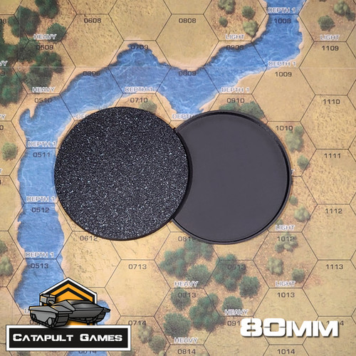 80mm Round Bases for tabletop wargames | Catapult Games