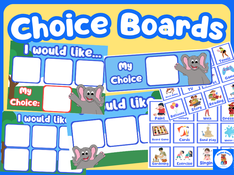 What are choice boards?