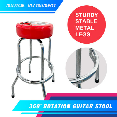 360 degree guitar stool swivel guitar chair, rotating guitar seat ...