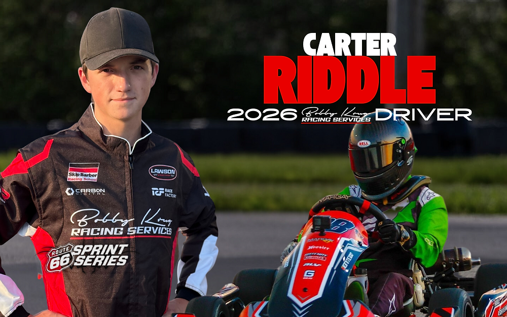 Carter Riddle joins Bobby Krug Racing Services Race Team