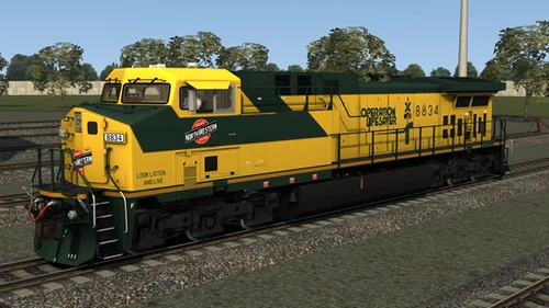 CNW AC4400CW | Switch Point Simulations