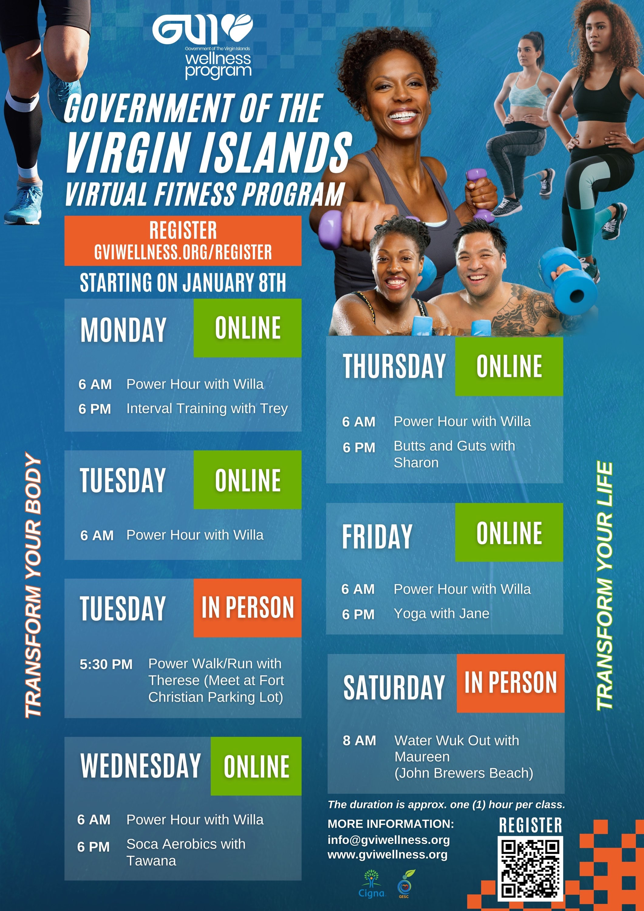 GVI Virtual Fitness Program | GVI Wellness Program